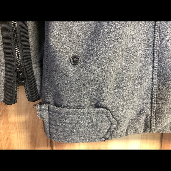 lululemon athletica | Jackets & Coats | Lululemon Moto Jacket Gray ...